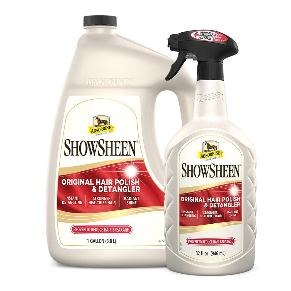 ShowSheen® Hair Polish & Detangler Quart Sprayer + Gallon Combo – Absorbine