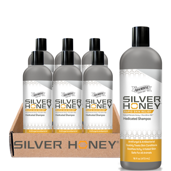Silver Honey® Rapid Skin Relief Medicated Shampoo - Full Case – Absorbine