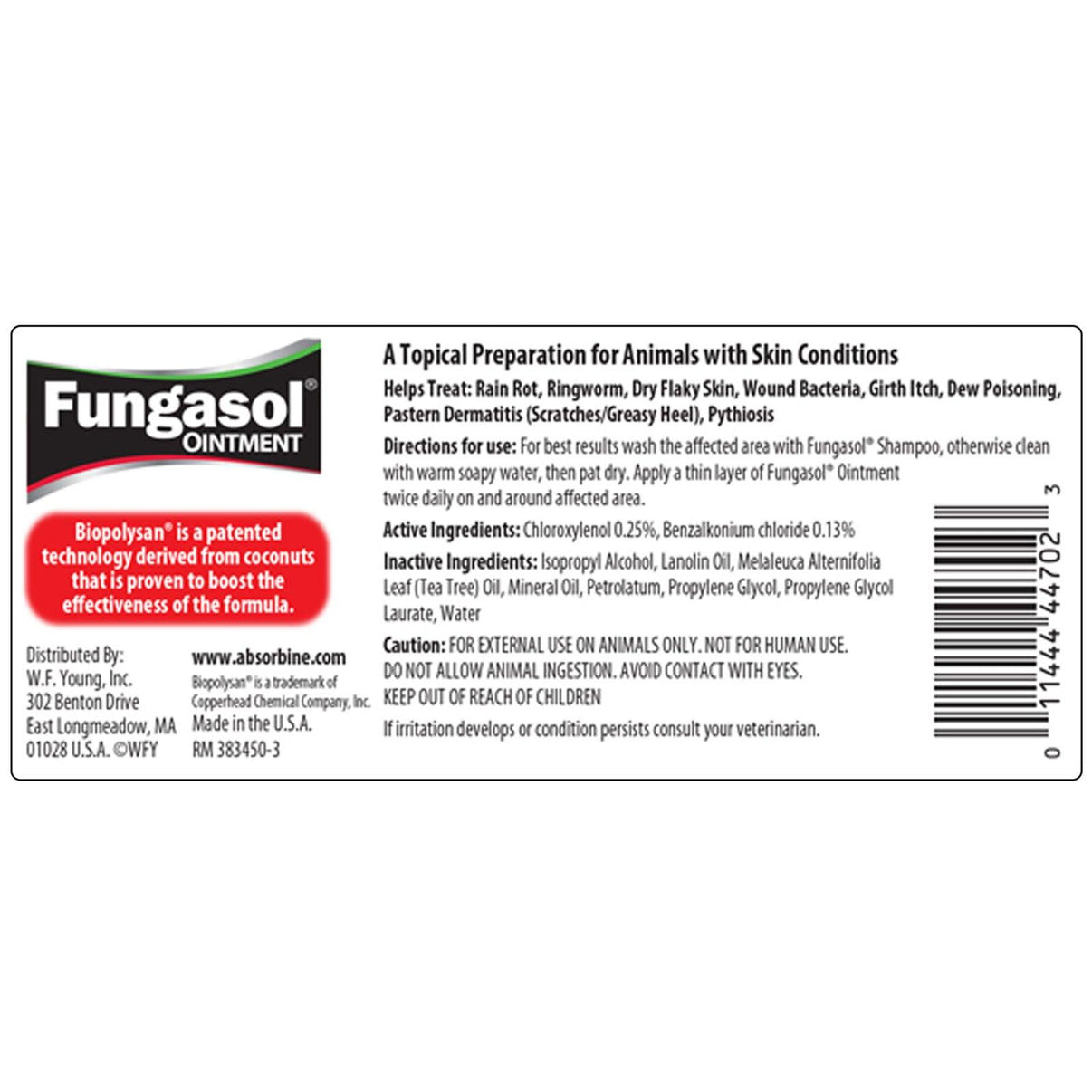 Fungasol® Ointment Targeted Topical Treatment of Skin Conditions ...